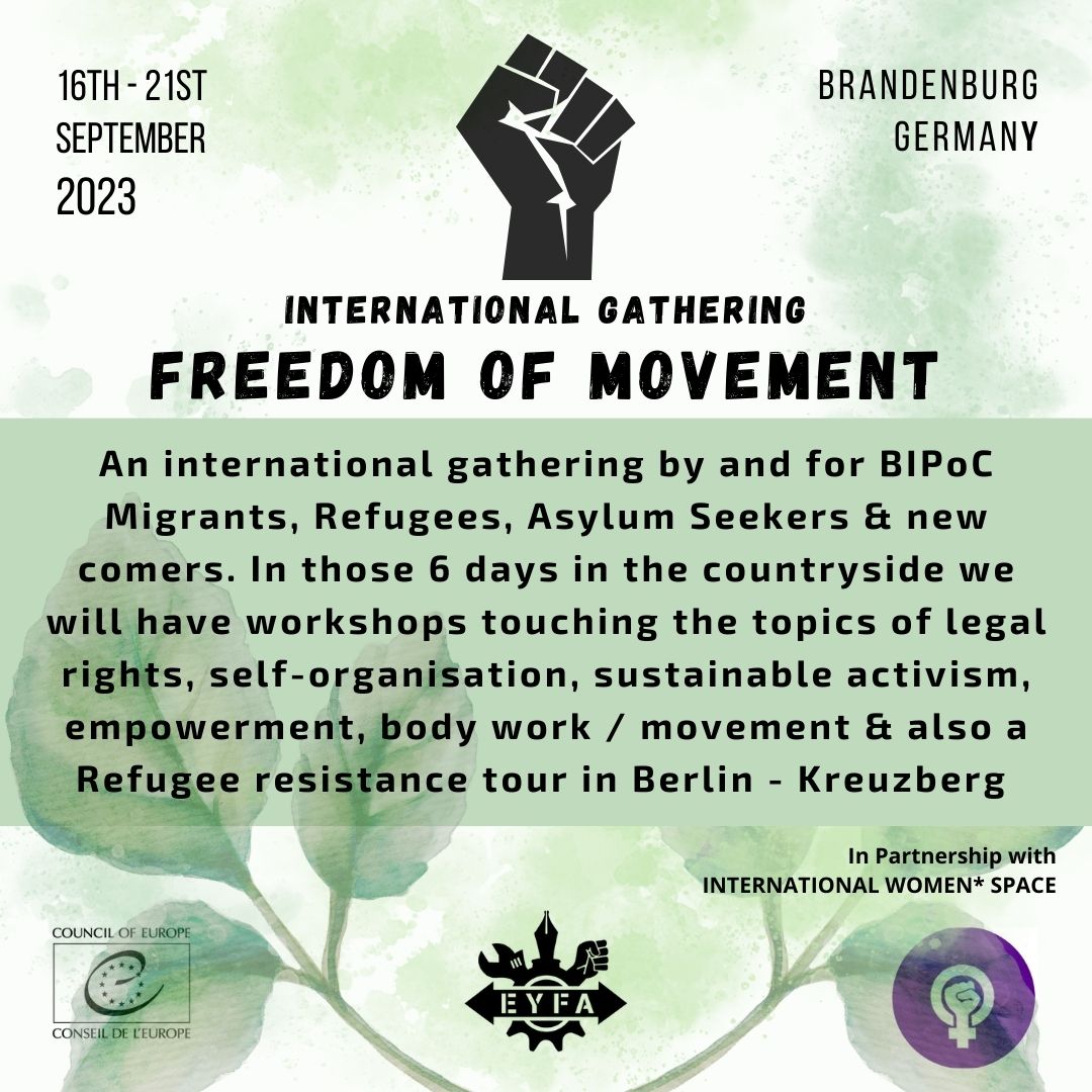International gathering ‘Freedom of Movement’, in partnership with ...